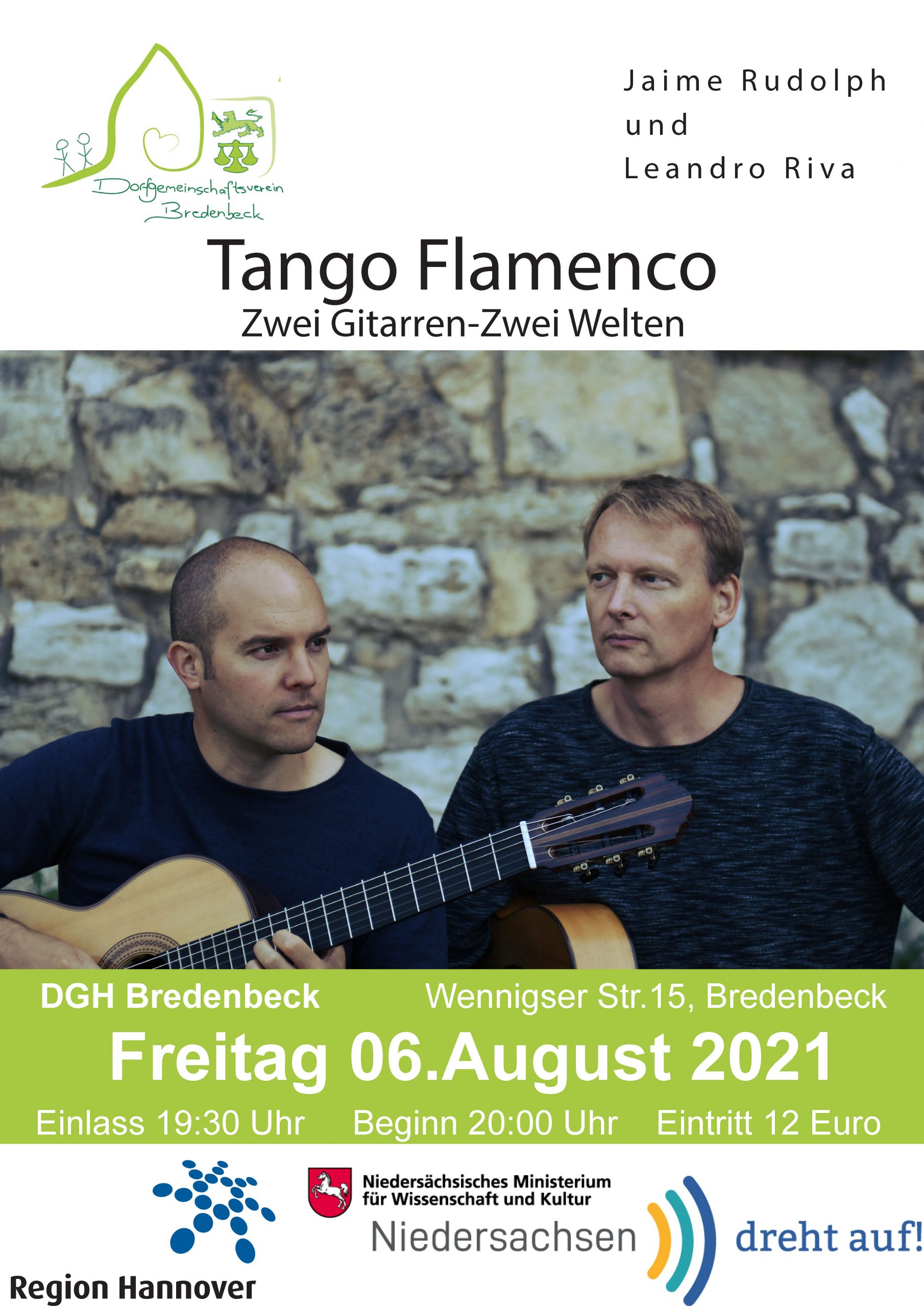Zwei Gitarren zwei Welten – Jaime Rudolph und Leandro Riva mit „Tango ...